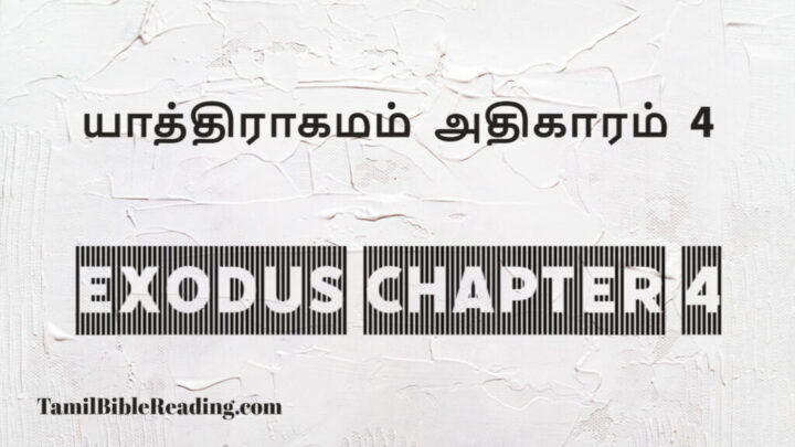 யாத்திராகமம் 4 - Exodus Chapter 4 - Online Bible Reading