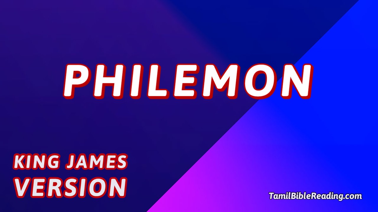 Philemon - KJV Bible - 18 - Online Bible Reading